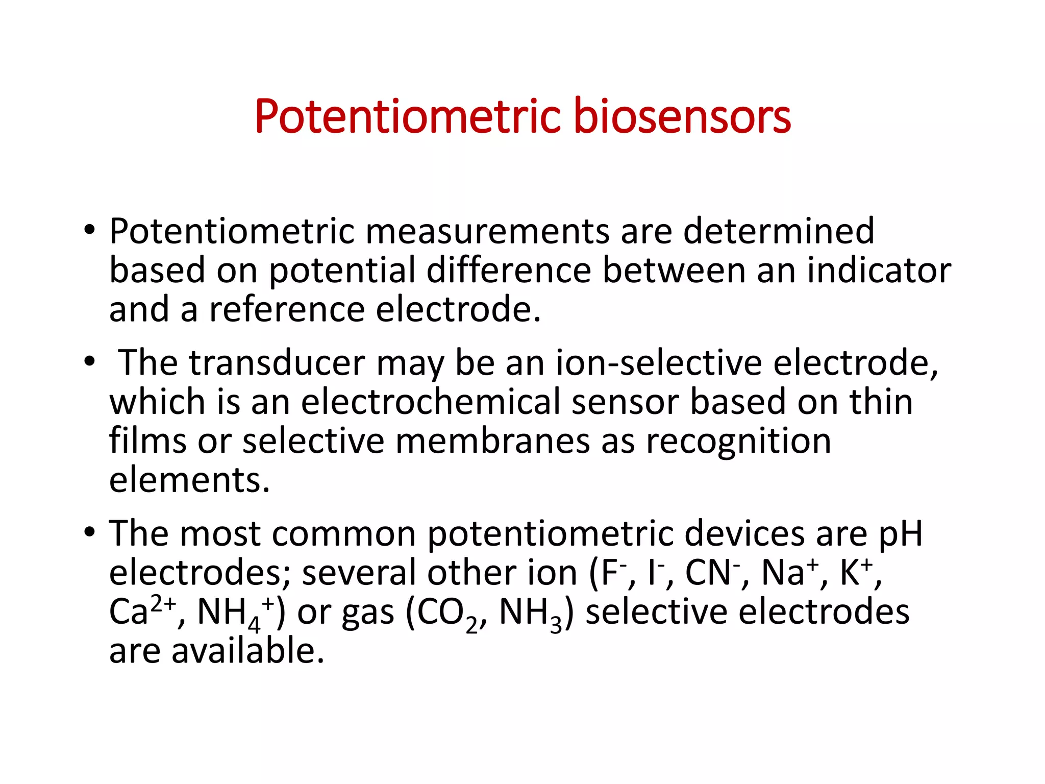 Enzyme electrode sensor for carbohydrate analysis | PPTX