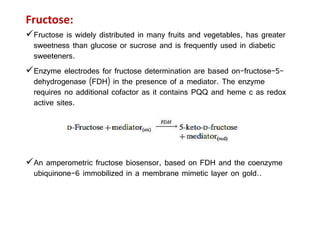Enzyme electrode sensor for carbohydrate analysis | PPT