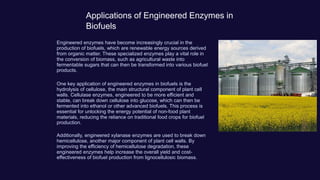 Engineered enzymes and their applicationsppt.pptx