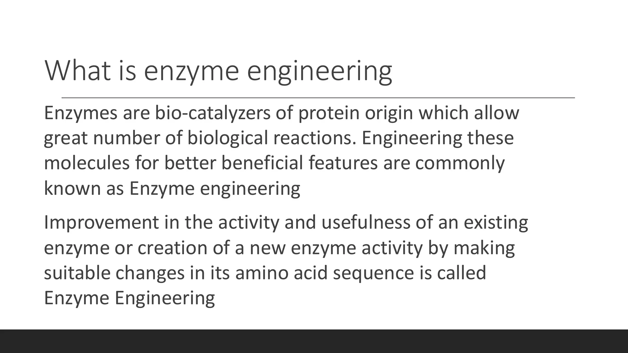 ENZYME ENGINEERING AND ITS INDUSTRIAL APPLICATIONS | PDF