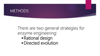 Enzyme engineering by tamizh | PPTX
