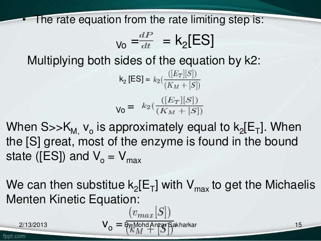 Enzyme kinetics