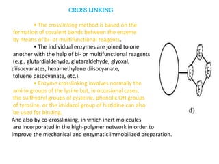 Enzyme immobilization | PPTX