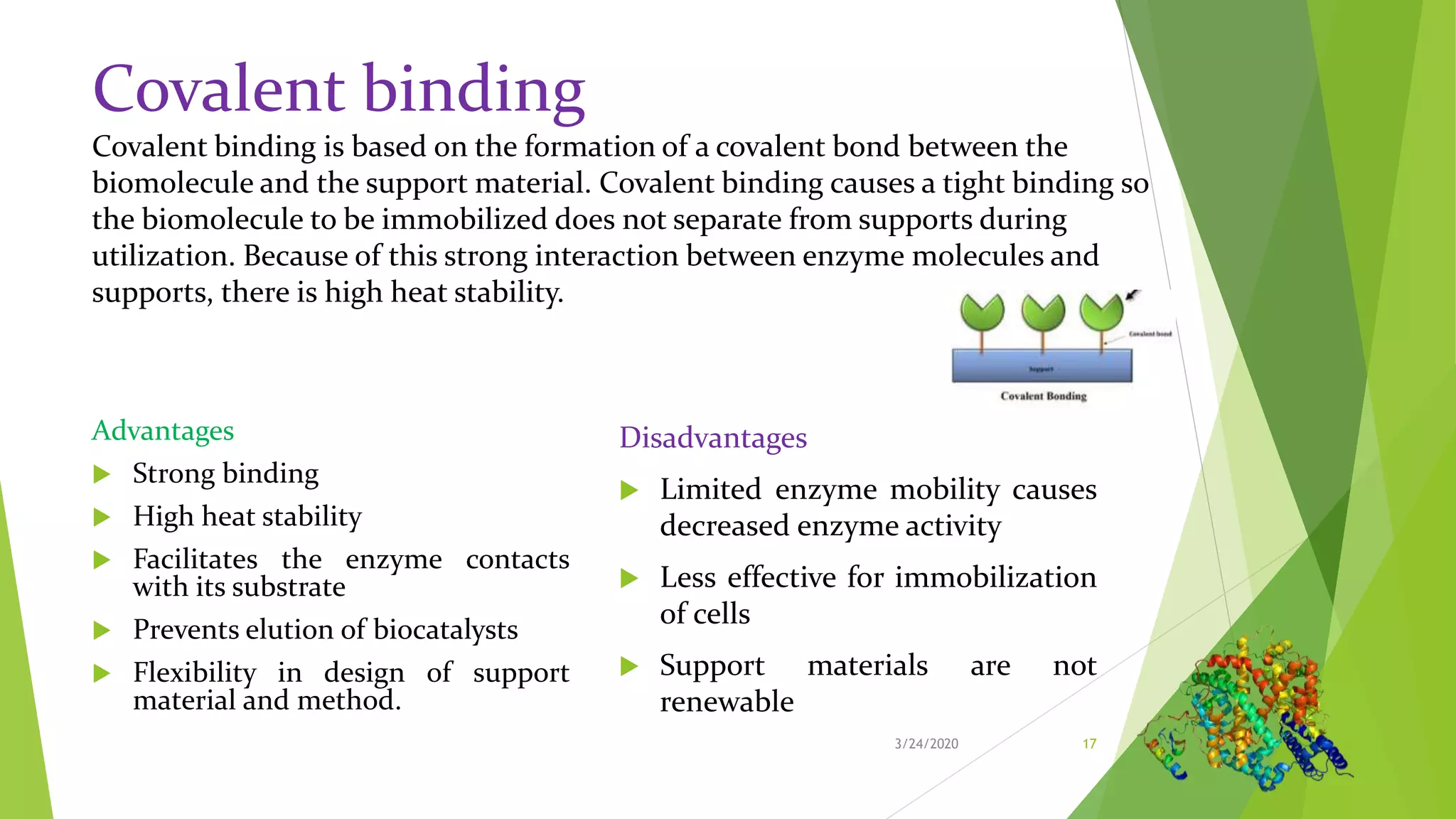 Enzyme immobilization ,Methods ,advantages and disadvantages and ...