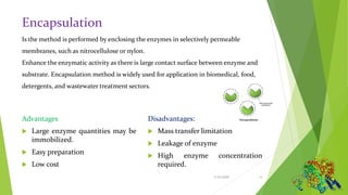 Enzyme immobilization ,Methods ,advantages and disadvantages and ...