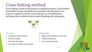 Enzyme immobilization ,Methods ,advantages and disadvantages and ...