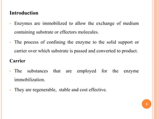 Enzyme immobilization | PPT