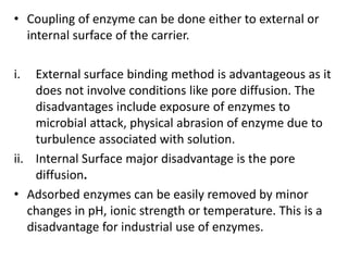 Enzyme_Immobilization.pptxmxn vnadnvadjsjcbx | PPT