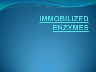 enzyme immobilization | PDF