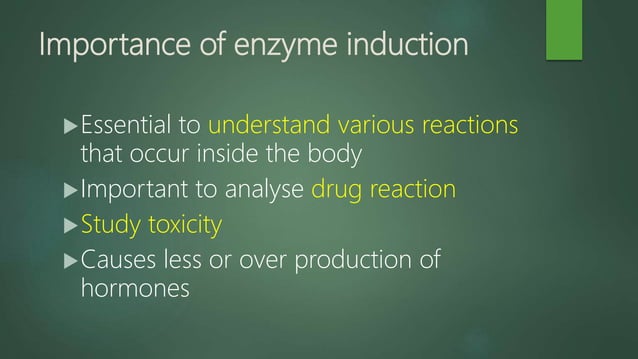 Enzyme induction and repression | PPTX