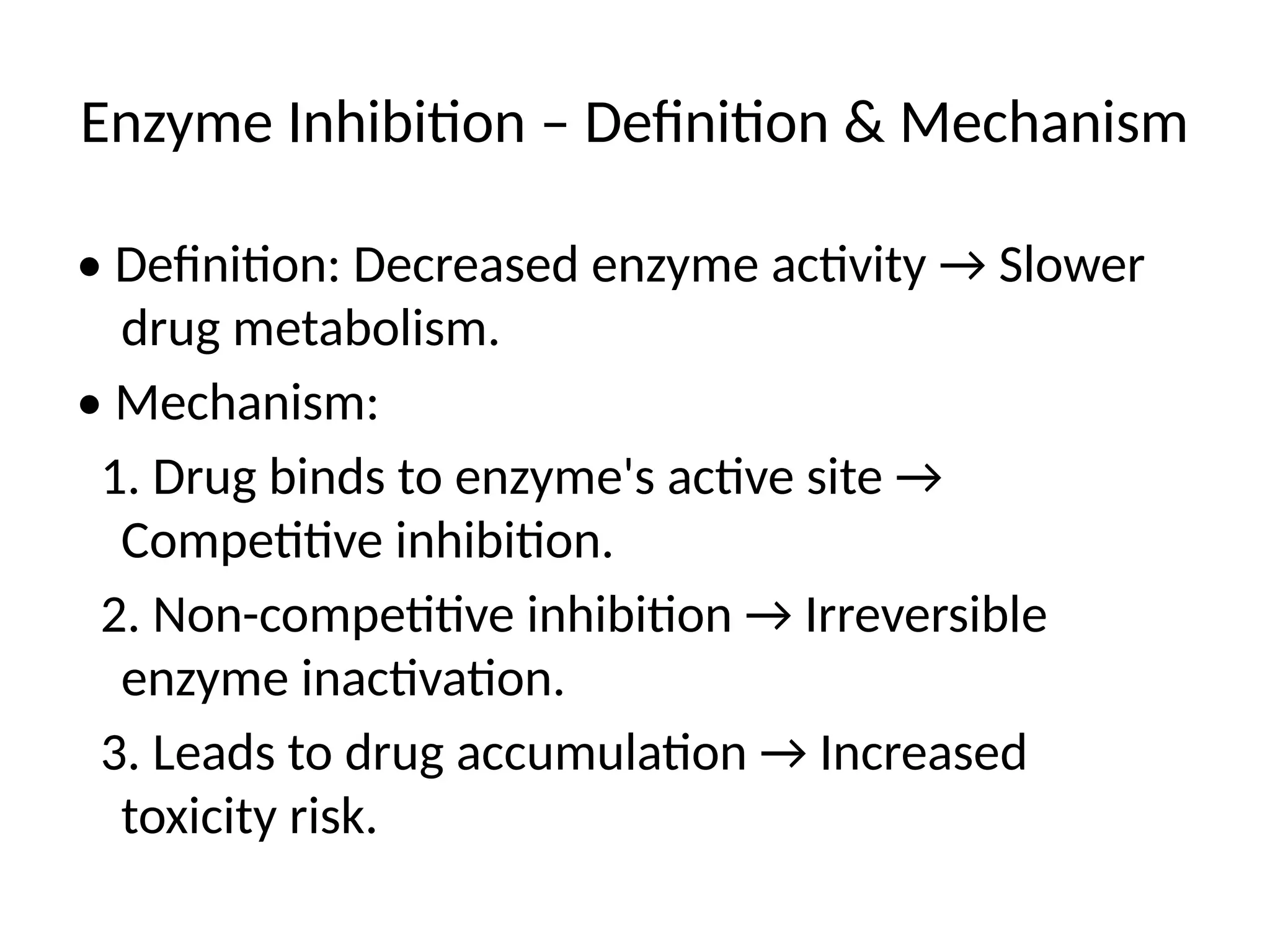 Enzyme Induction and Inhibition: Mechanisms, Examples & Clinical ...