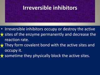 Enzyme inhibition | PPTX