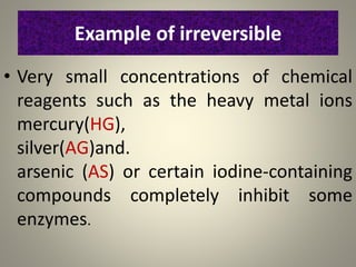 Enzyme inhibition | PPTX