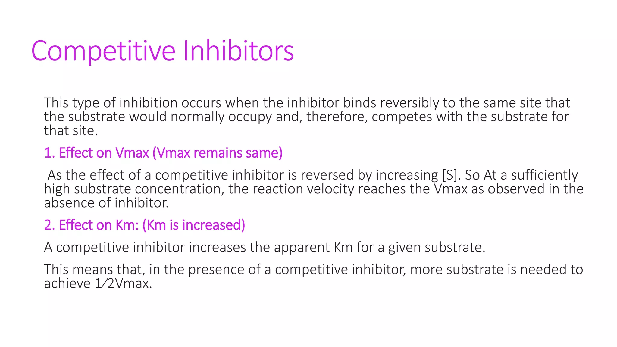 Enzyme inhibition | PPTX