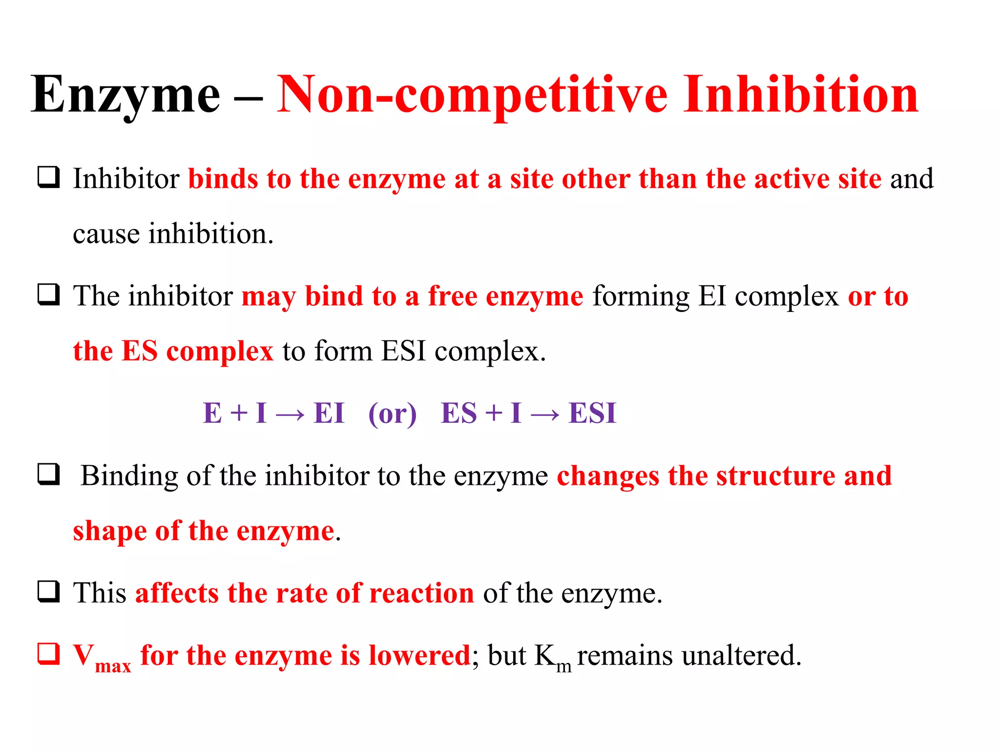 Enzyme inhibition | PPTX