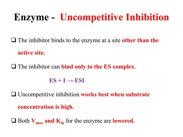 Enzyme inhibition | PPTX | Endocrine and Metabolic Diseases | Diseases ...