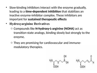 enzyme inhibitors-non covalent enzyme inhibitors.pptx