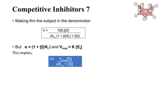 Enzyme Inhibitors BCH 601(Advanced enzymology) | PDF