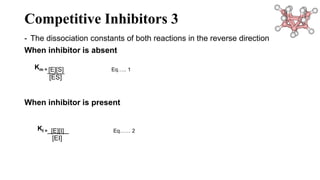 Enzyme Inhibitors BCH 601(Advanced enzymology) | PDF