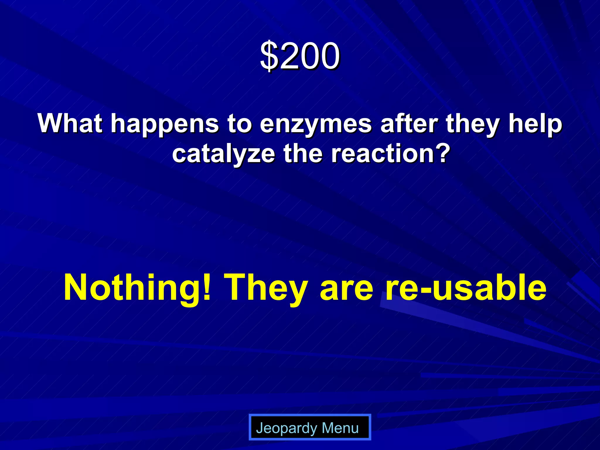 Enzyme Jeopardy | PPT