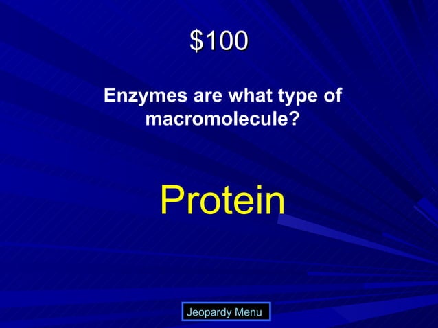 Enzyme Jeopardy | PPT