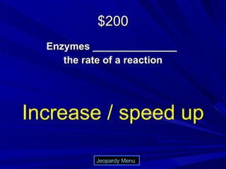 Enzyme Jeopardy | PPT