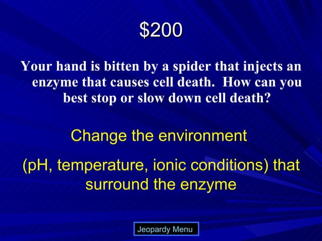 Enzyme Jeopardy | PPT