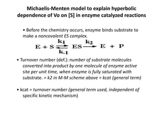 Enzyme kinetics | PPTX