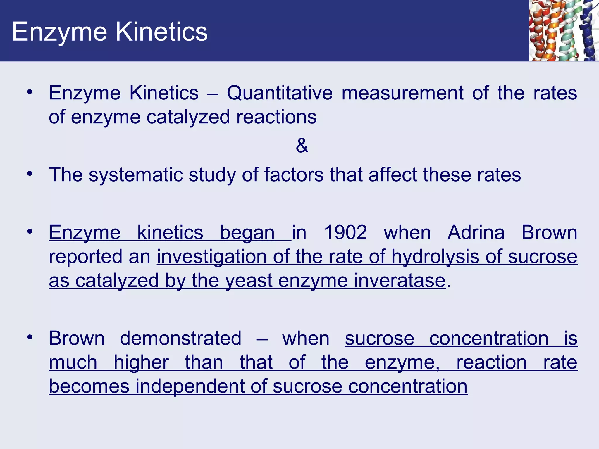 Enzyme kinetics | PPT