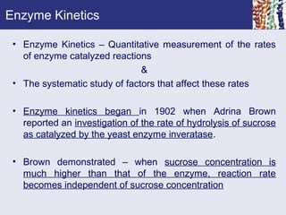 Enzyme kinetics | PPT