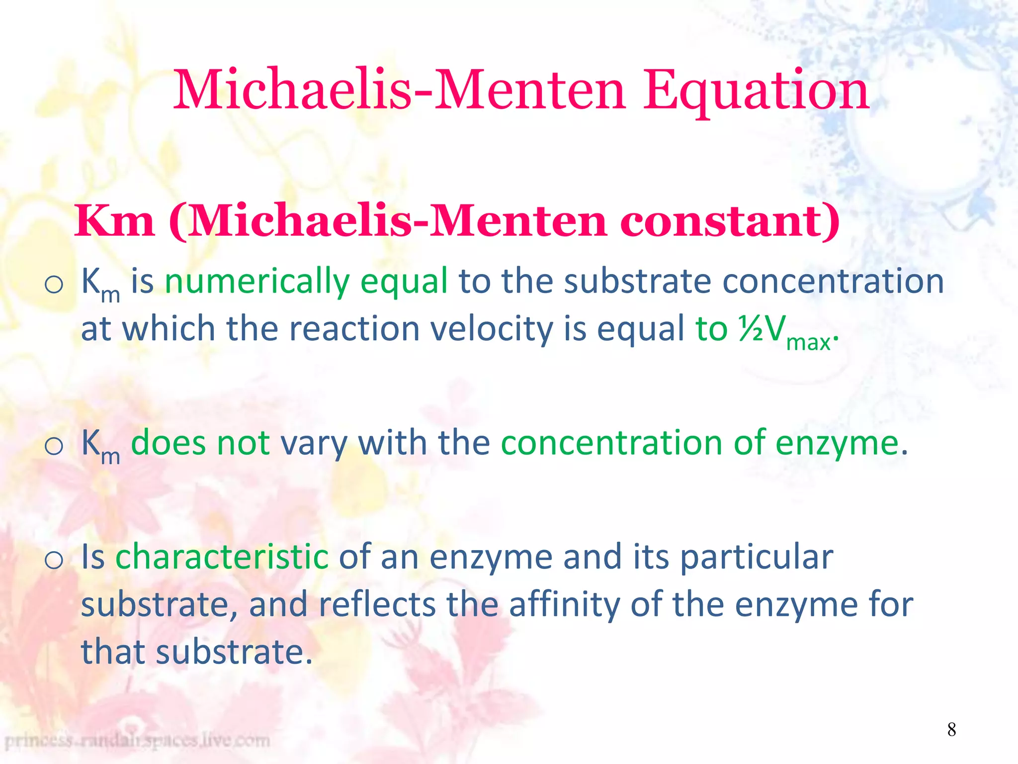 Enzyme kinetics | PPSX