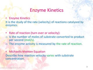 Enzyme kinetics | PPT