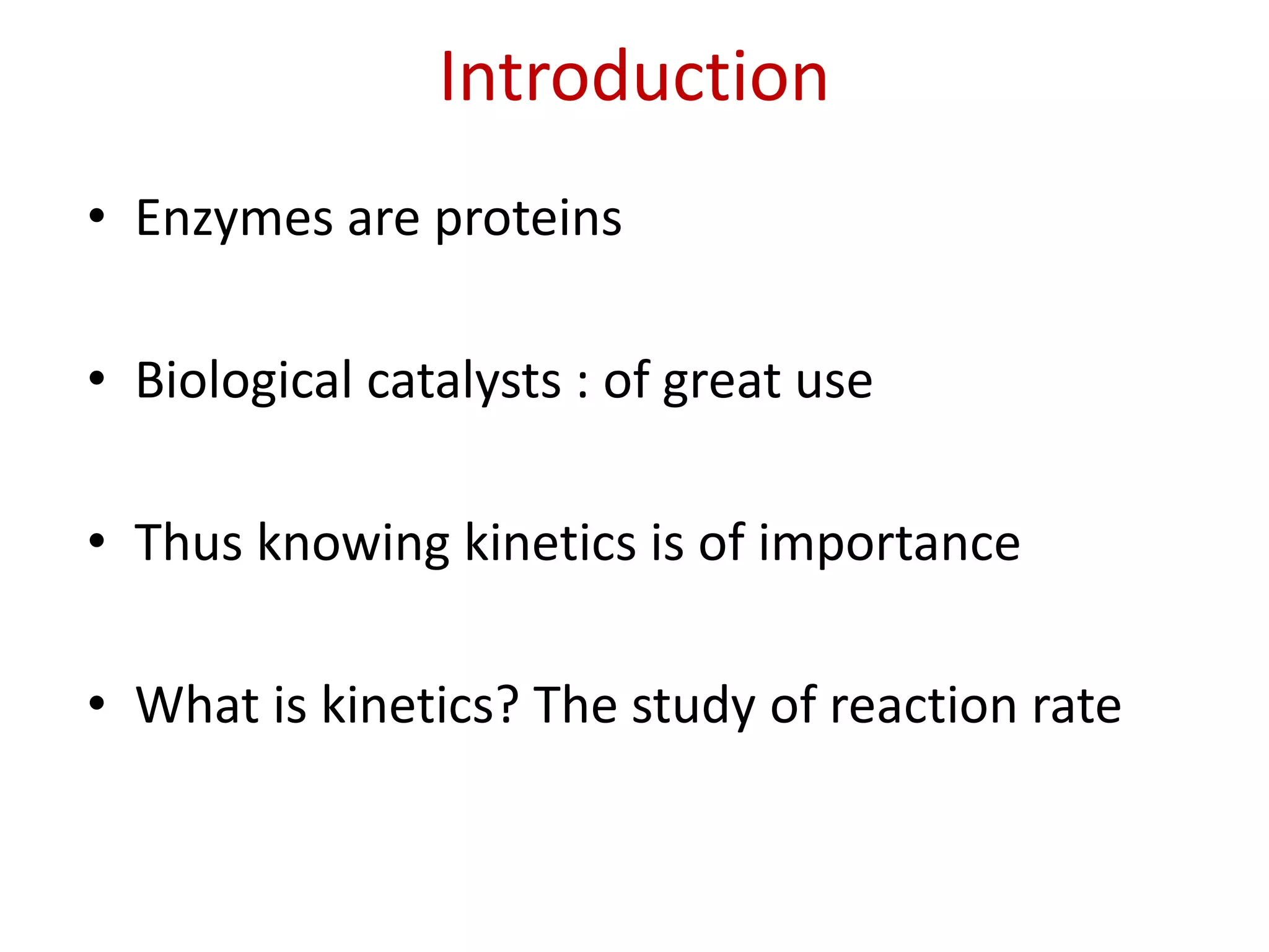 Enzyme Kinetics | PPT