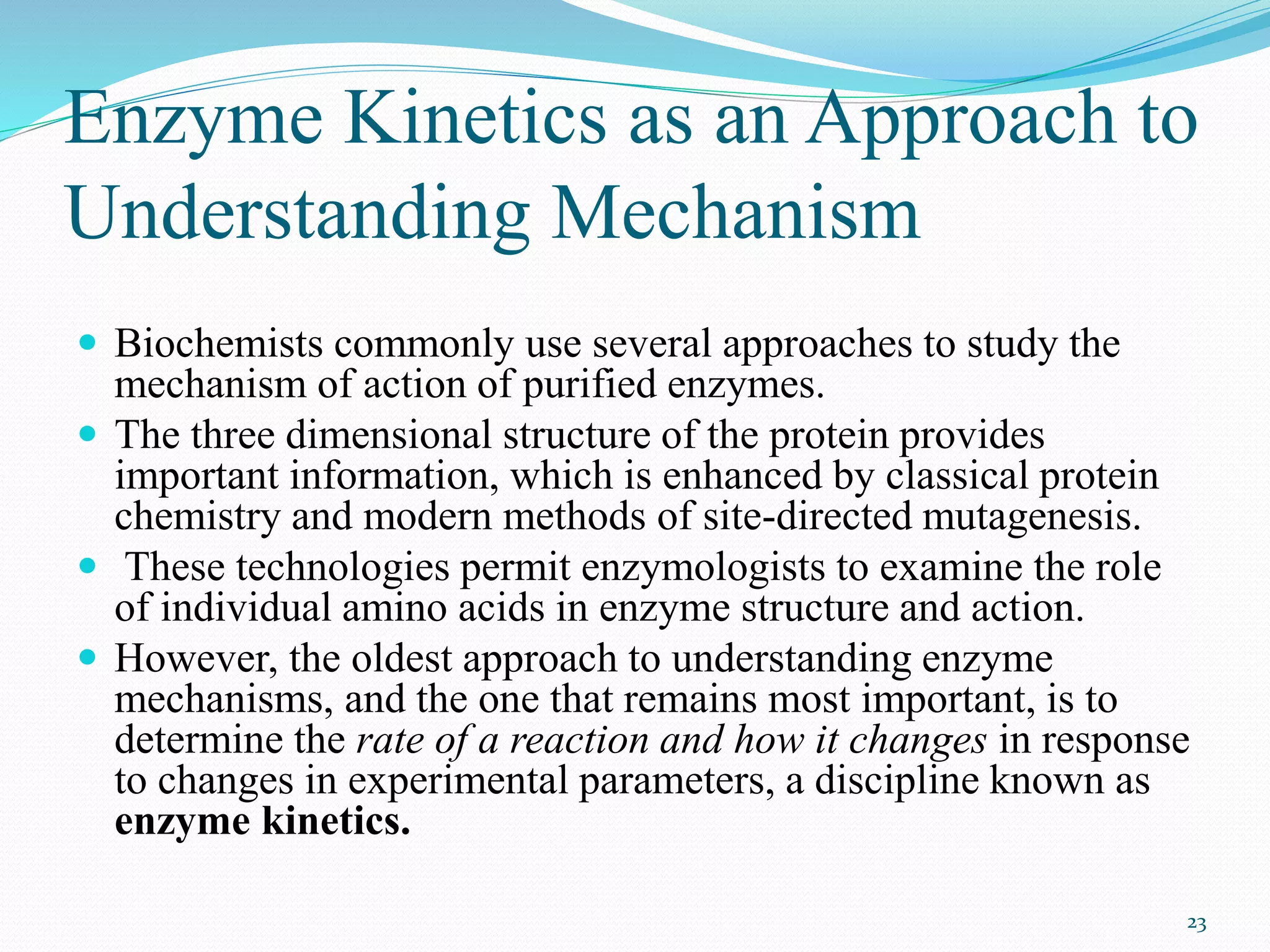 Enzyme kinetics by kk sahu sir | PPTX