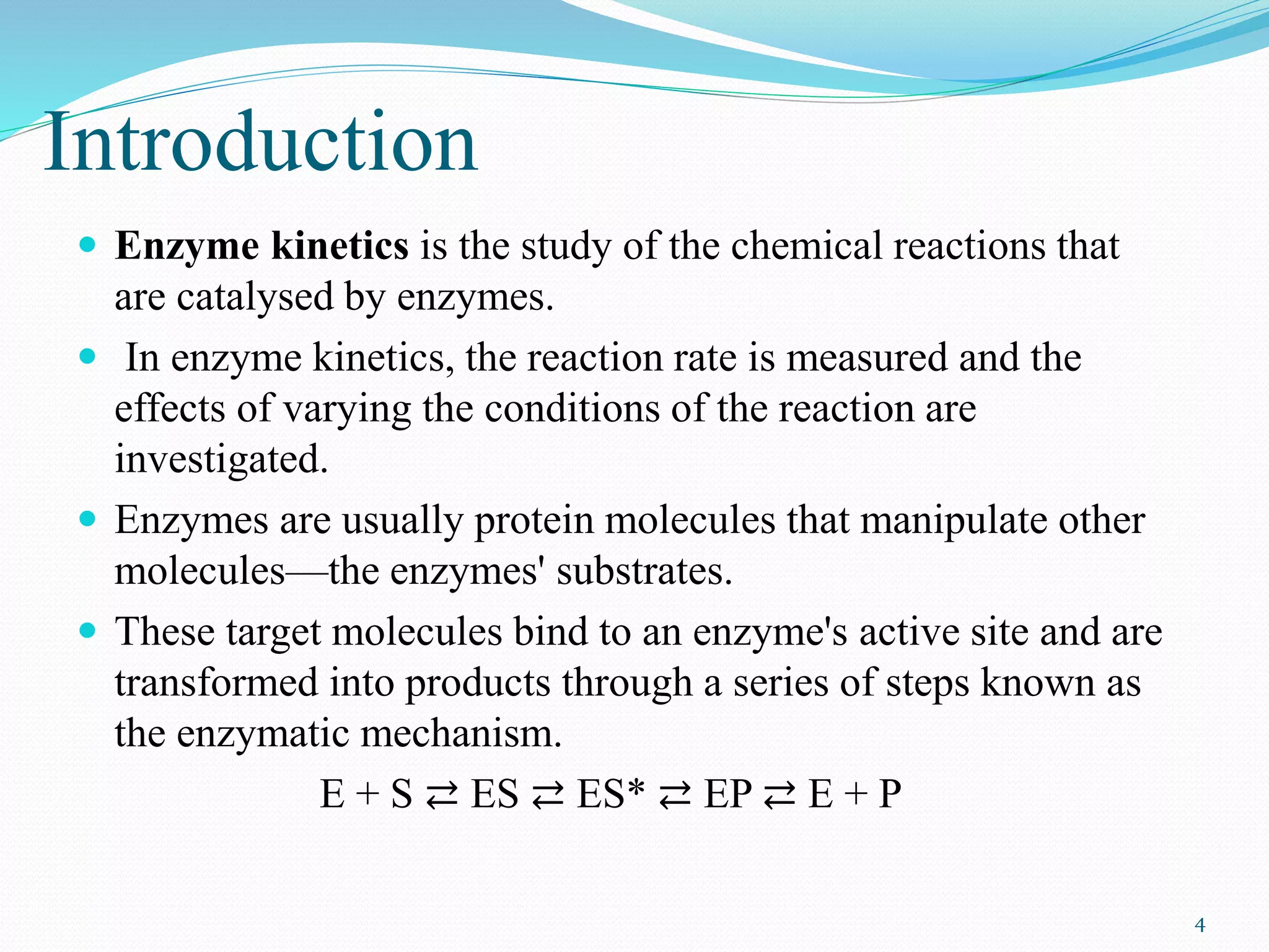 Enzyme kinetics by kk sahu sir | PPTX