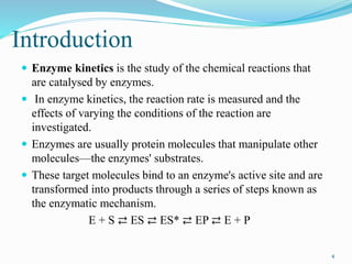 Enzyme kinetics by kk sahu sir | PPTX