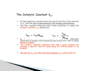 Enzyme kinetics.pptx Enzyme kenetics and another properties of enzymes ...
