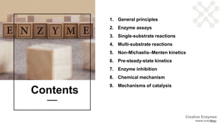 Enzyme kinetics | PPTX