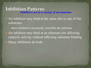 Enzyme kinetics and inhibition | PPTX