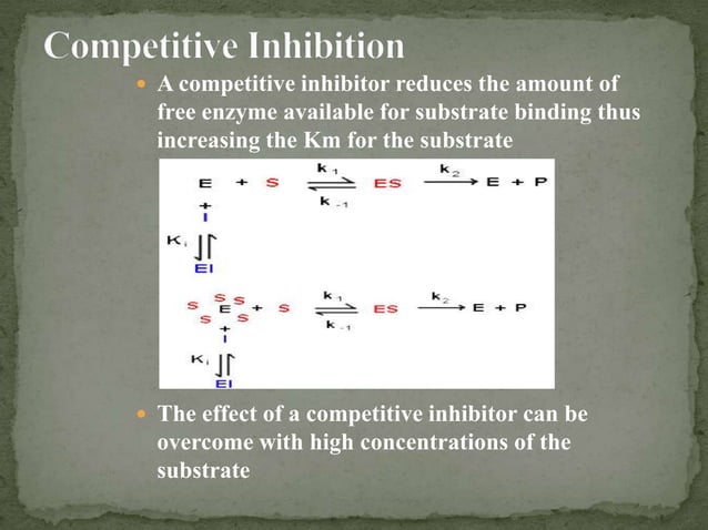 Enzyme kinetics and inhibition | PPTX | Chemistry | Science