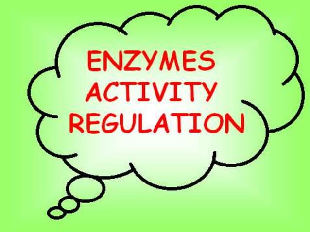 ENZYME KINETICS AND REGULATION OF ENZYME ACTIVITY.ppt | Endocrine and ...