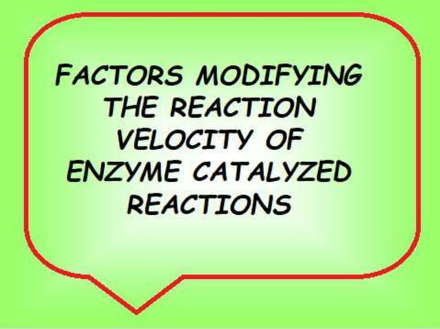 ENZYME KINETICS AND REGULATION OF ENZYME ACTIVITY.ppt | Endocrine and ...