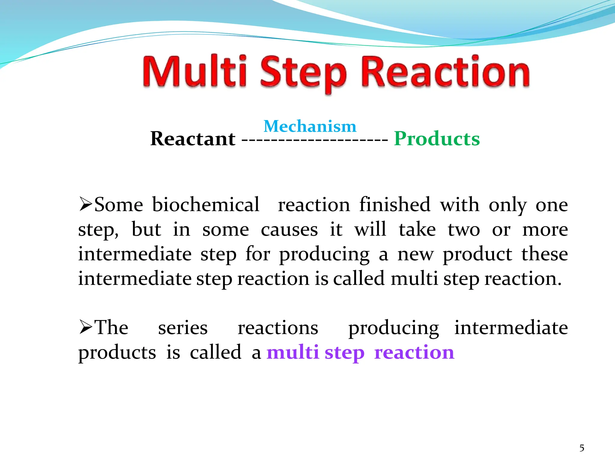 Enzyme Kinetics Multi Step Reaction And Rate Limiting Steps Pptx Chemistry Science