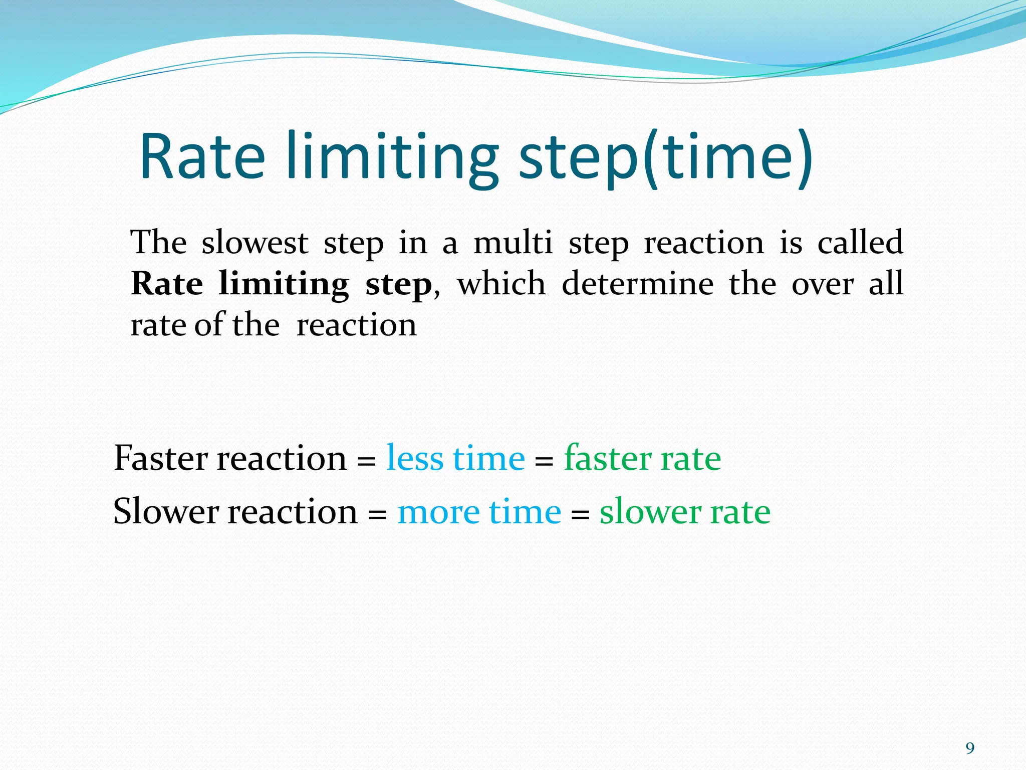 enzyme kinetics, multi step reaction and rate limiting steps | PPTX