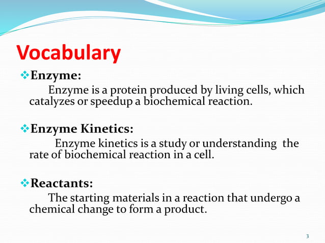 enzyme kinetics, multi step reaction and rate limiting steps | PPTX ...