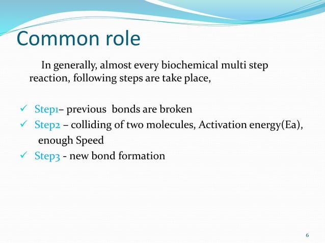 enzyme kinetics, multi step reaction and rate limiting steps | PPTX ...