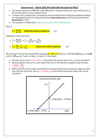 Derivations of ENZYME KINETICS (Part 1 - simplified and detailed) | PDF