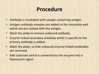 Enzyme linked immunosorbant assay | PPTX