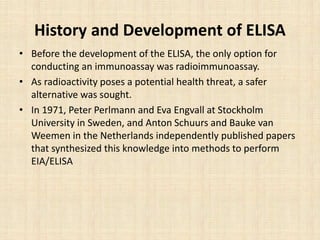 Enzyme linked immunosorbant assay | PPTX