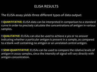 Enzyme linked immunosorbent assay | PPTX